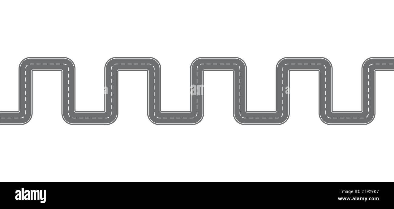 The winding road Black and White Stock Photos & Images - Alamy