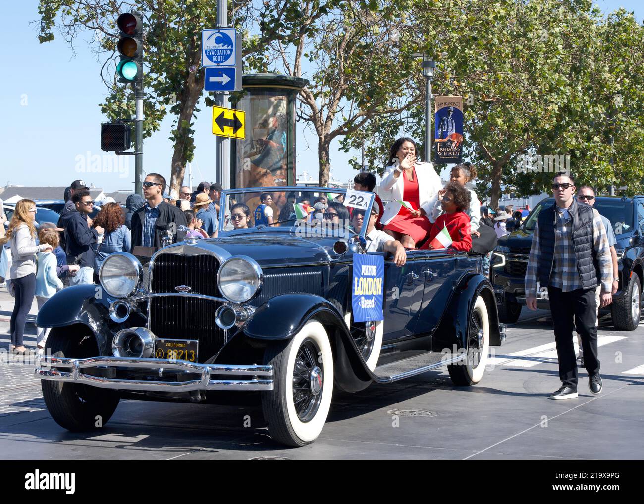 San Francisco, CA - Oct 8, 2023: Mayor London Breed participating in ...