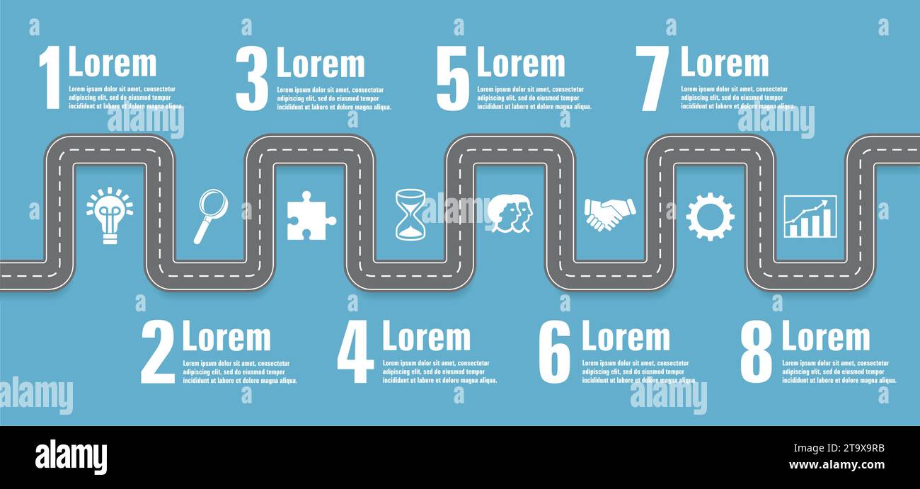 Planning vector infographic hi-res stock photography and images - Alamy