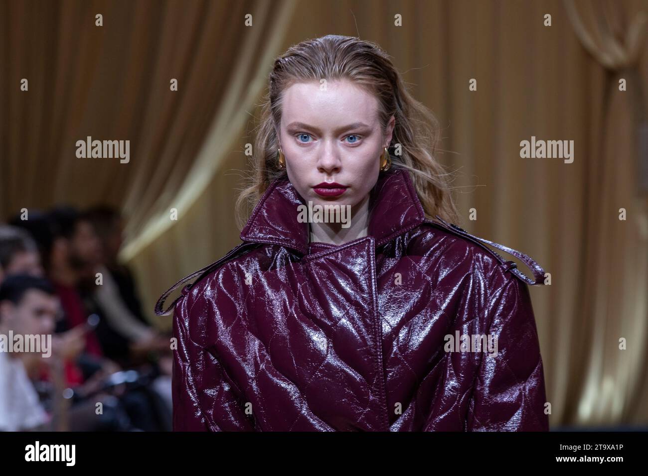 Moscow, Russia. 27th of November, 2023. A model showcases creations by ...