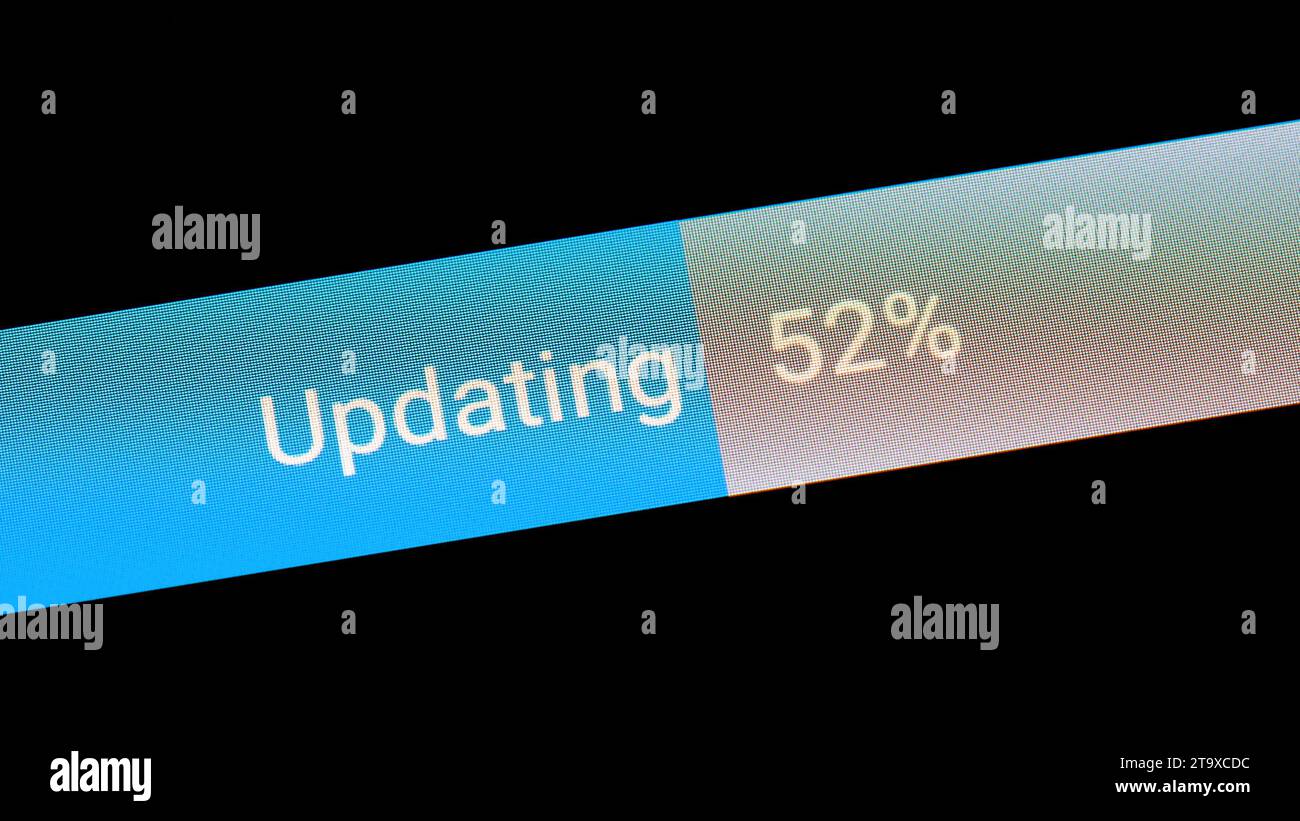 Downloading process animation hi-res stock photography and images - Alamy