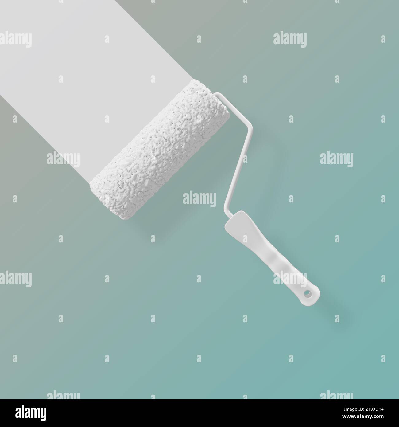 White paint roller hi-res stock photography and images - Alamy