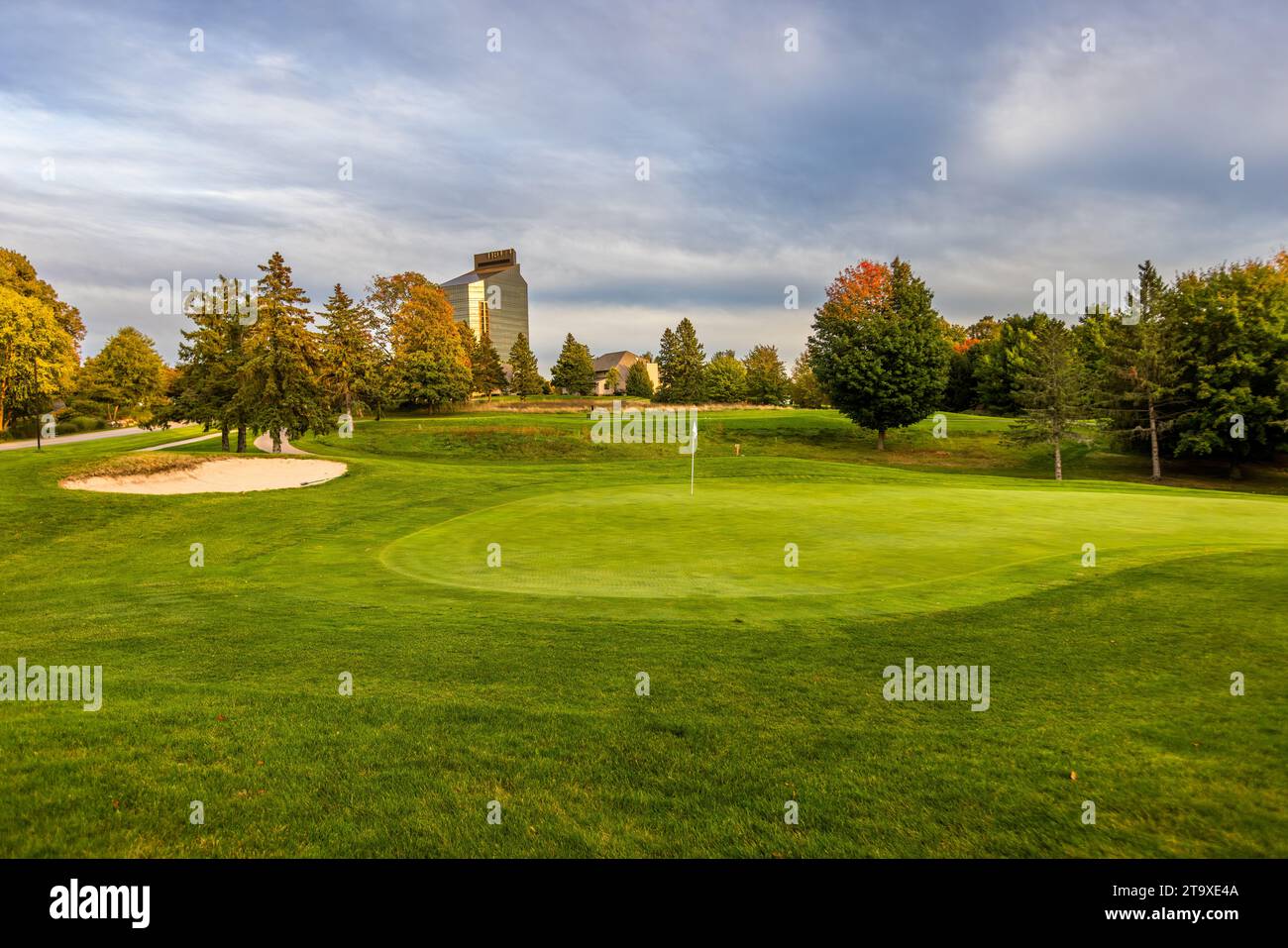 Grand Traverse Resort and Spa with golf course and the Aerie restaurant ...