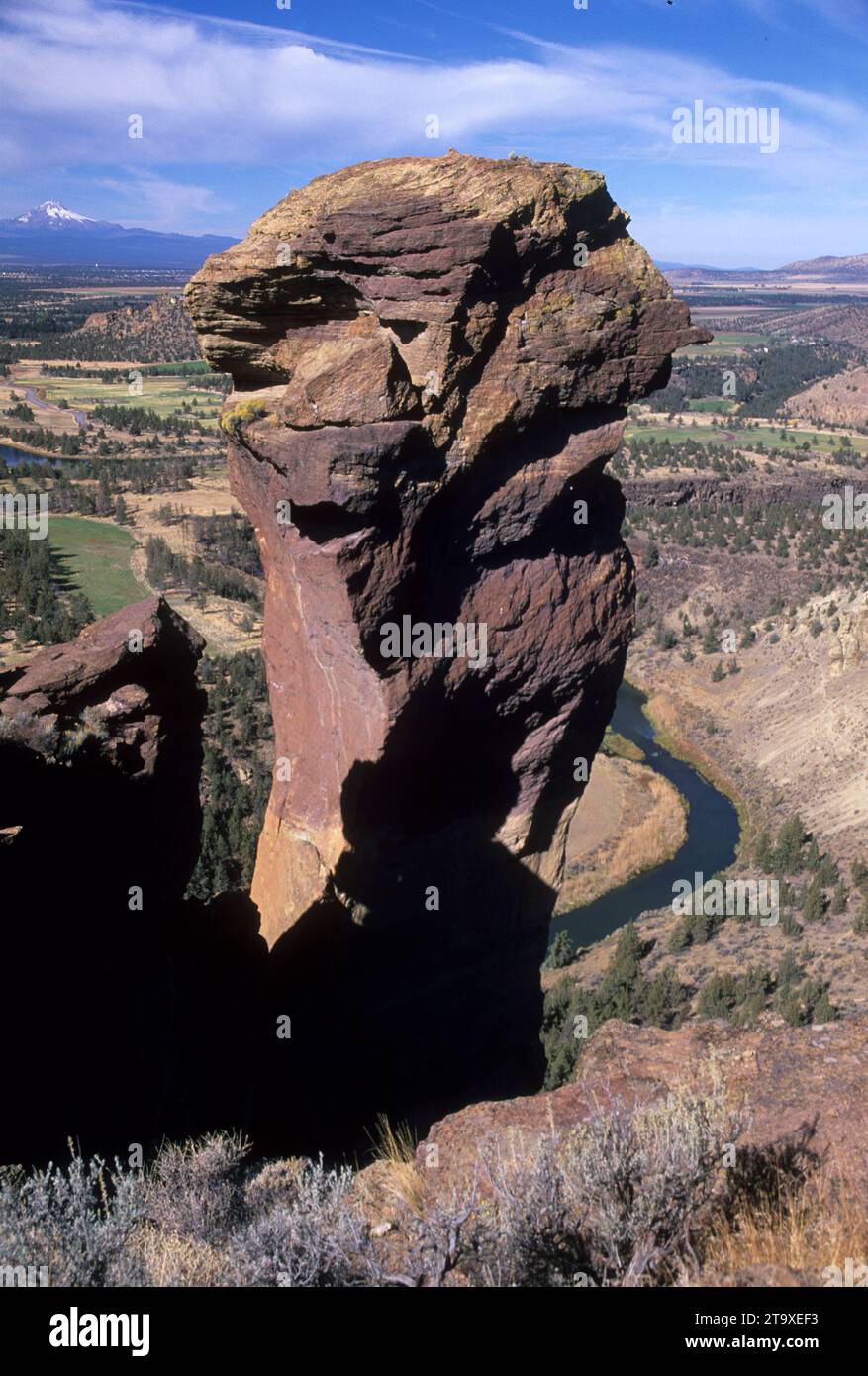 Monkey Face, Smith Rock State Park, Oregon Stock Photo - Alamy