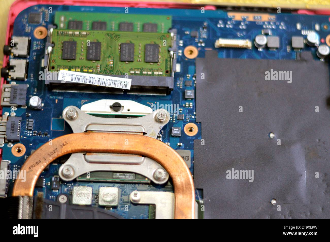 Cairo, Egypt, October 31 2023: maintenance of a laptop, fixing a ...