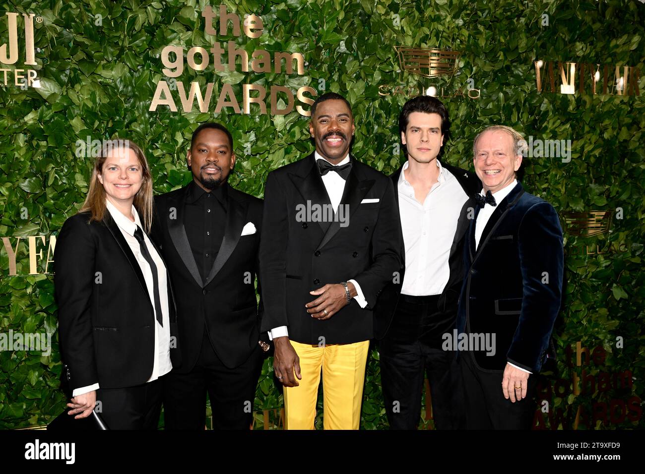 Tonia Davis, from left, Aml Ameen, Coleman Domingo, Gus Halper, and ...