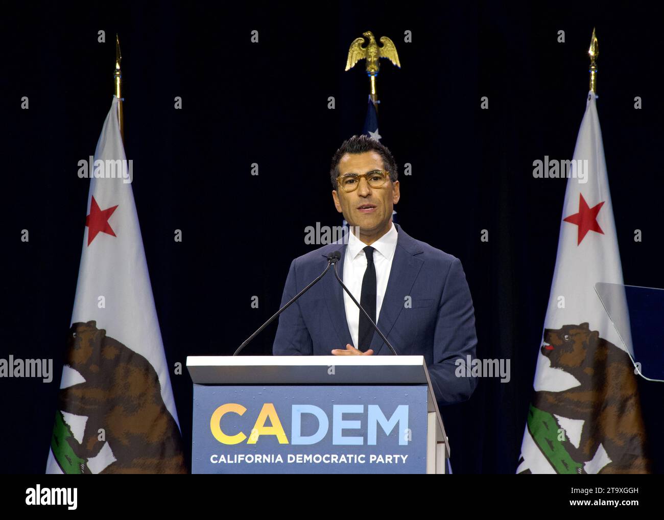 Sacramento, CA - Nov 18, 2023: Robert Rivas speaking at the CADEM ...