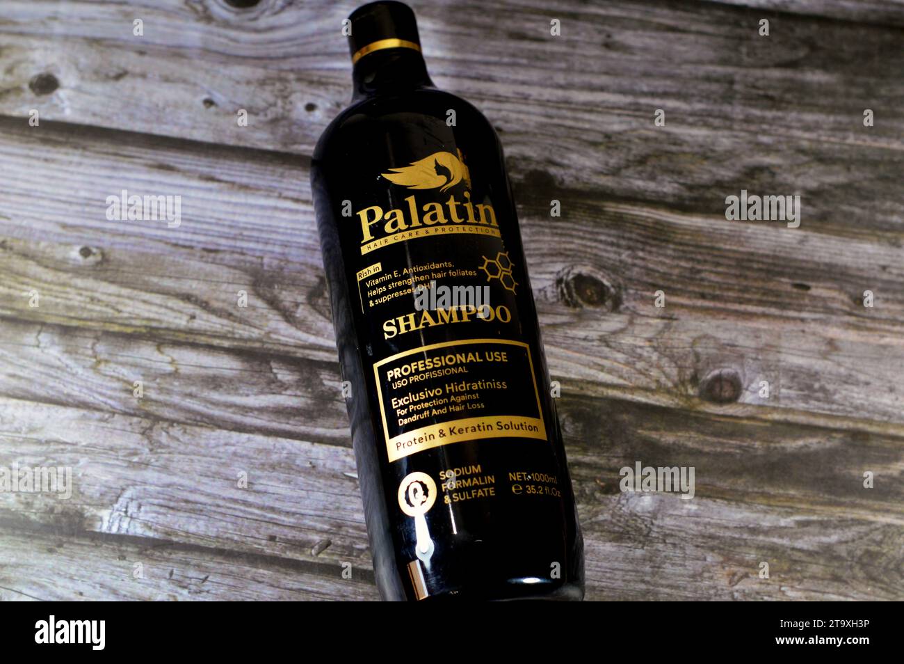 Cairo, Egypt, November 6 2023: Palatin Shampoo, rich in Vitamin E ...