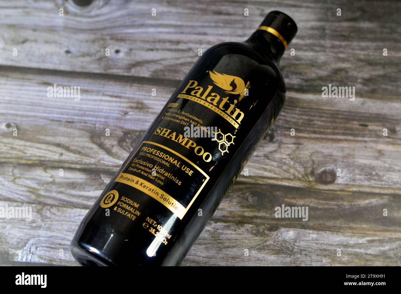 Cairo, Egypt, November 6 2023: Palatin Shampoo, rich in Vitamin E ...