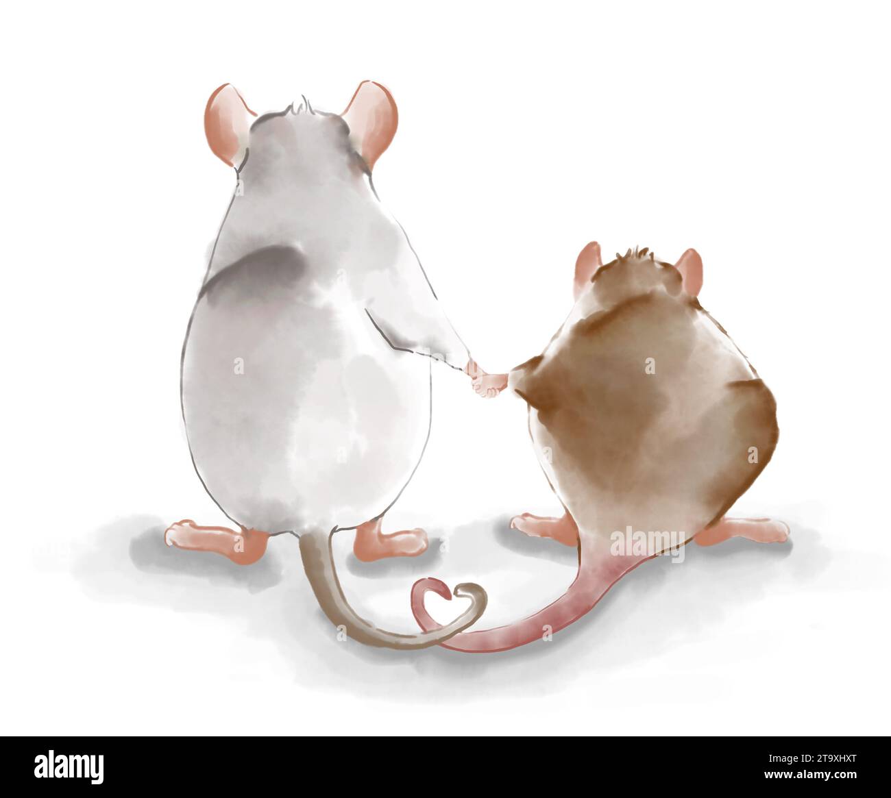 Cute animals illustrations hi-res stock photography and images - Alamy