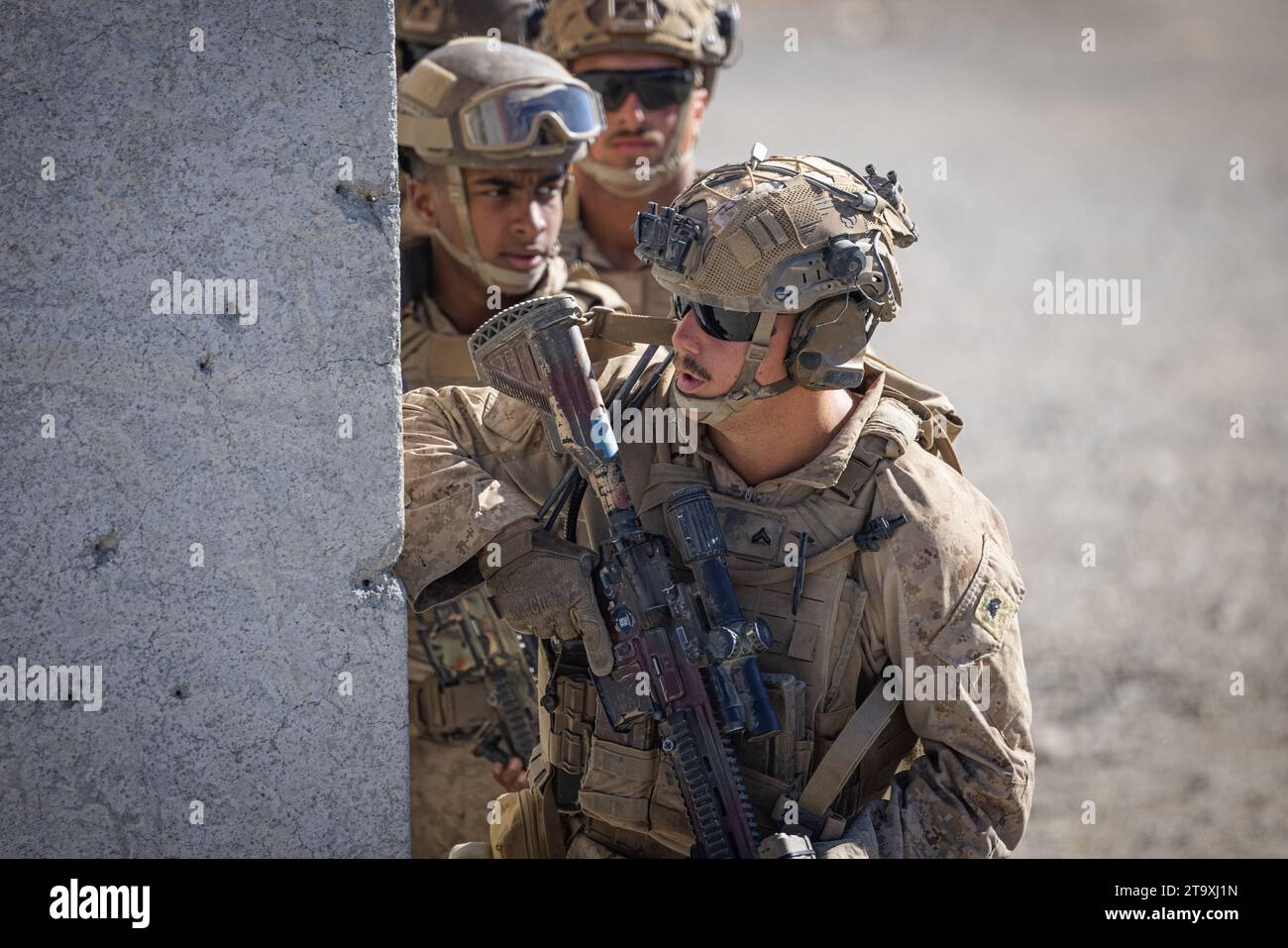 U.S. Marine Corps Cpl. Scotty Lange, an Ann Arbor, Michigan native and ...