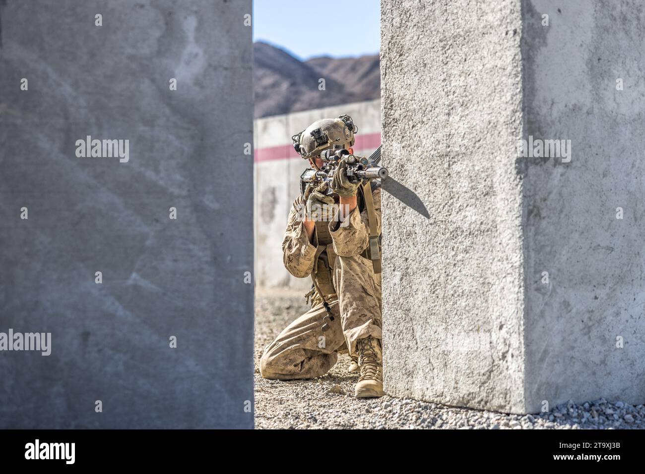 A U.S. Marine with 3rd Battalion, 2d Marine Regiment, 2d Marine ...