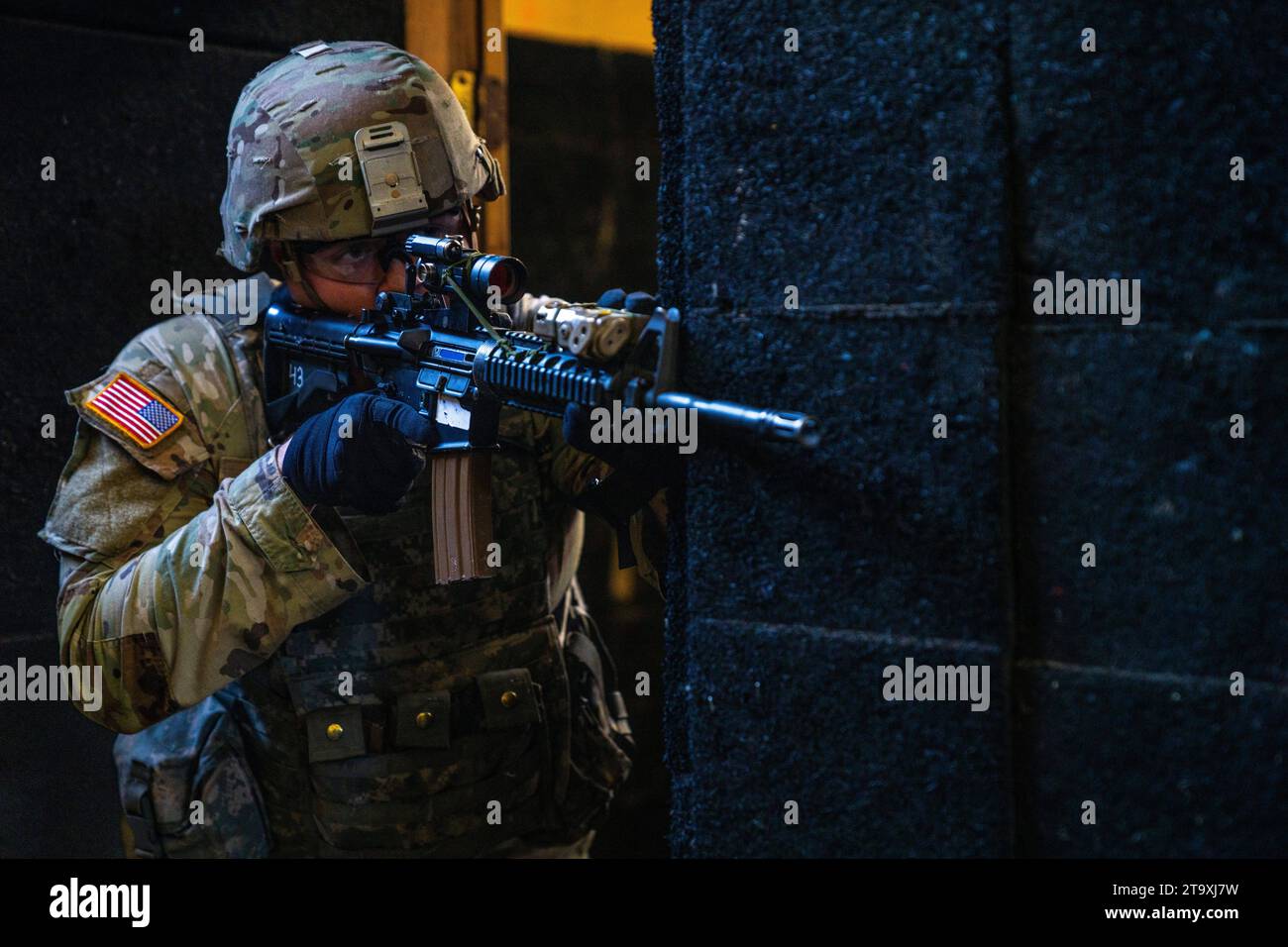 Soldiers assigned to A Company, Commander-in-Chief's Guard, 3d U.S ...