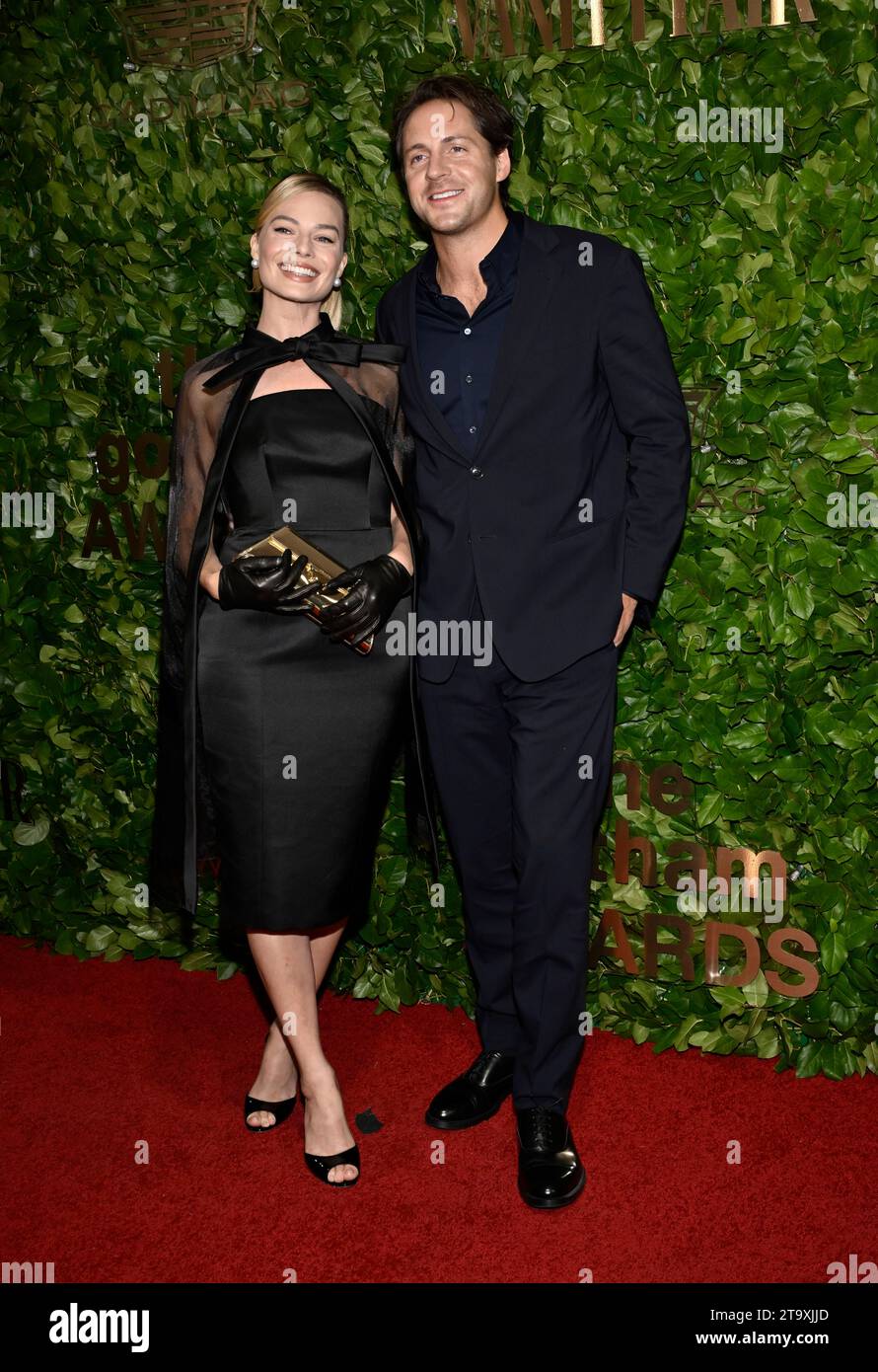 Margot Robbie, left, and Tom Ackerley attend the Gotham Independent ...