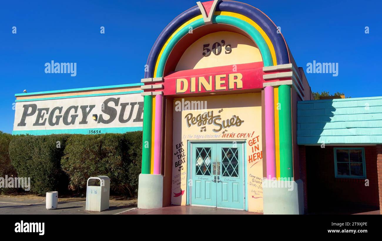 Peggy Sues 50ies diner in California - LOS ANGELES, UNITED STATES ...