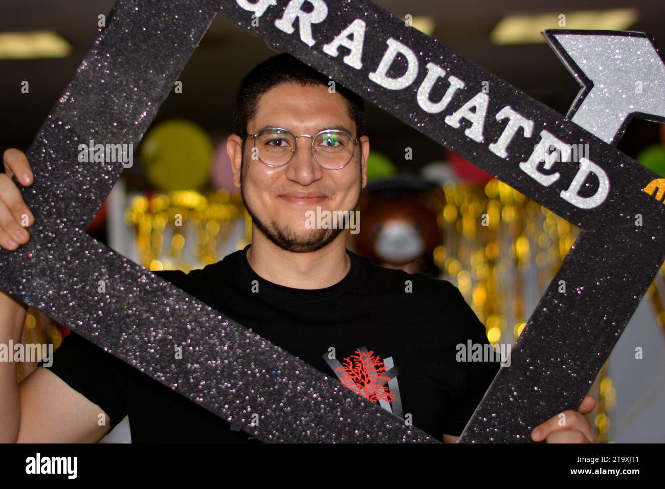 Cairo, Egypt, July 11 2021: preparations for a graduation party ...