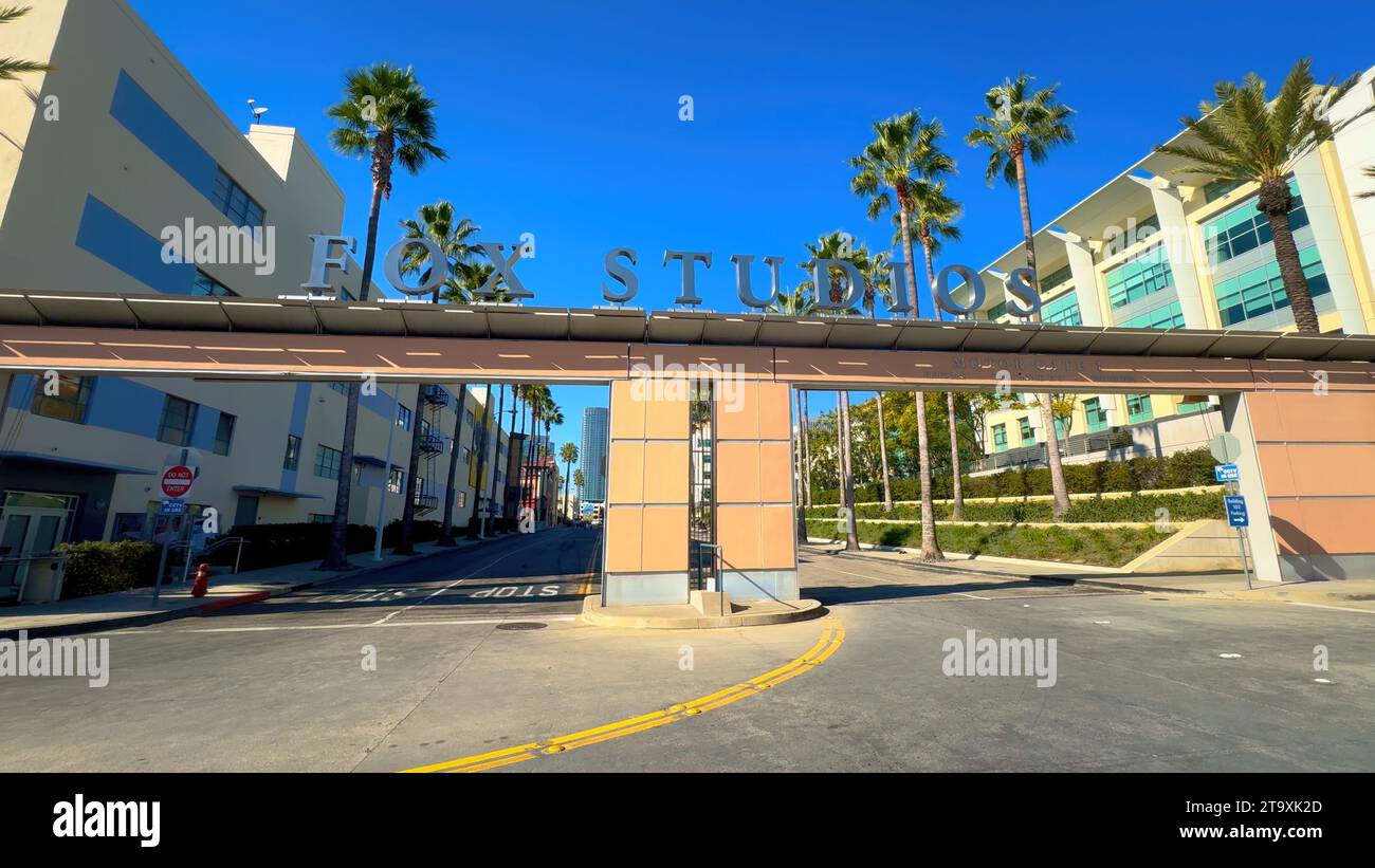 Fox Studios in Los Angeles at Pico Blvd - LOS ANGELES, UNITED STATES ...