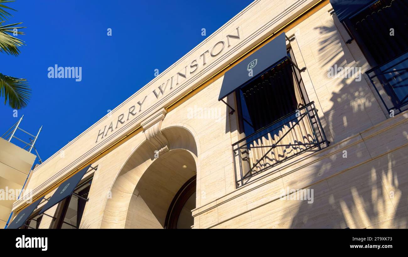 Harry Winston Store at Rodeo Drive Beverly Hills - LOS ANGELES, UNITED ...