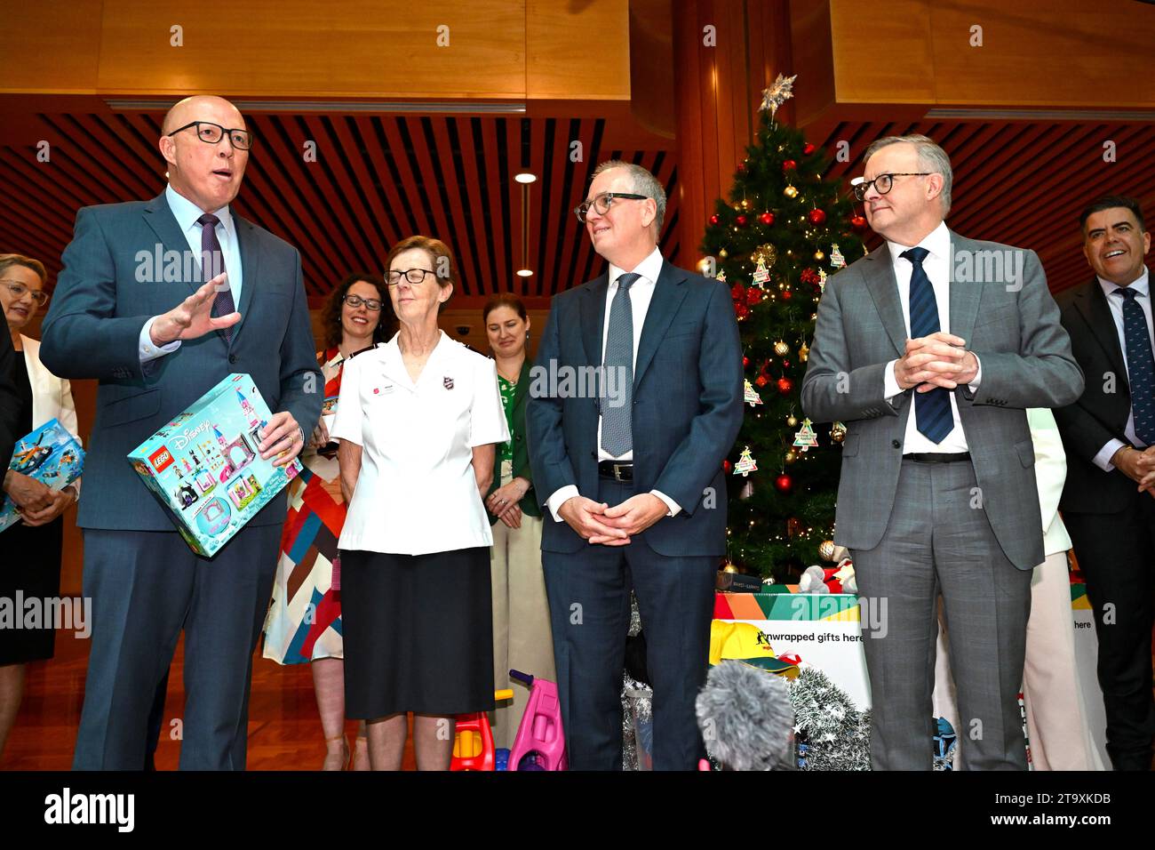Canberra, Australia. 28th Nov, 2023. Australian Prime Minister Anthony ...