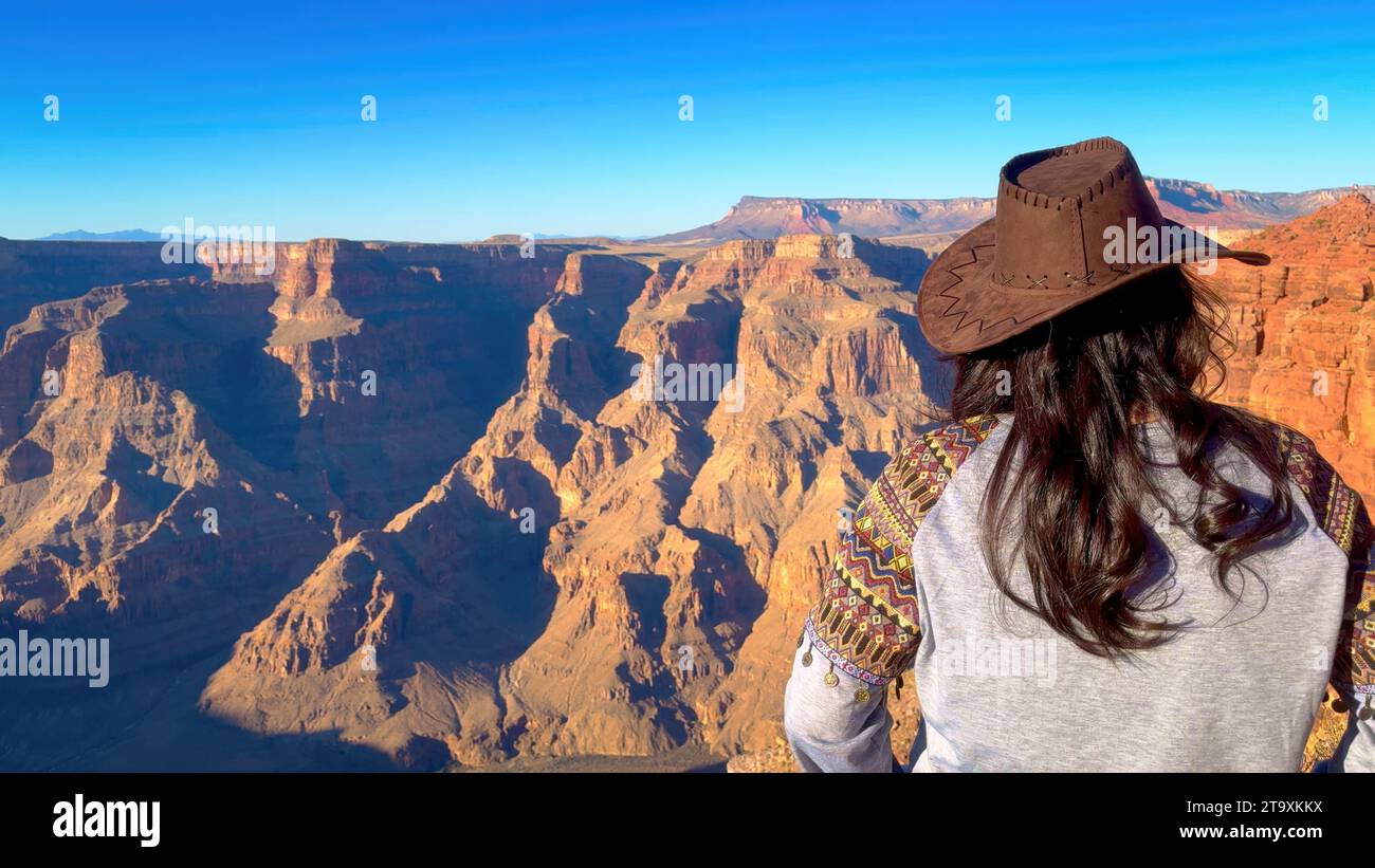 Enjoy the view over the breathtaking Grand Canyon Stock Photo - Alamy