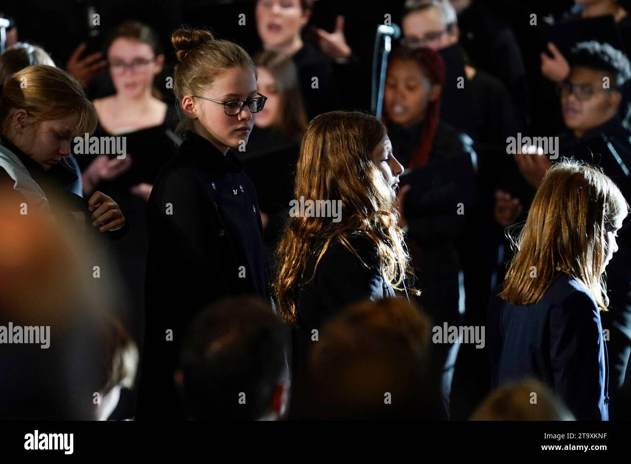Members of the Carter family depart after a repose service for former ...