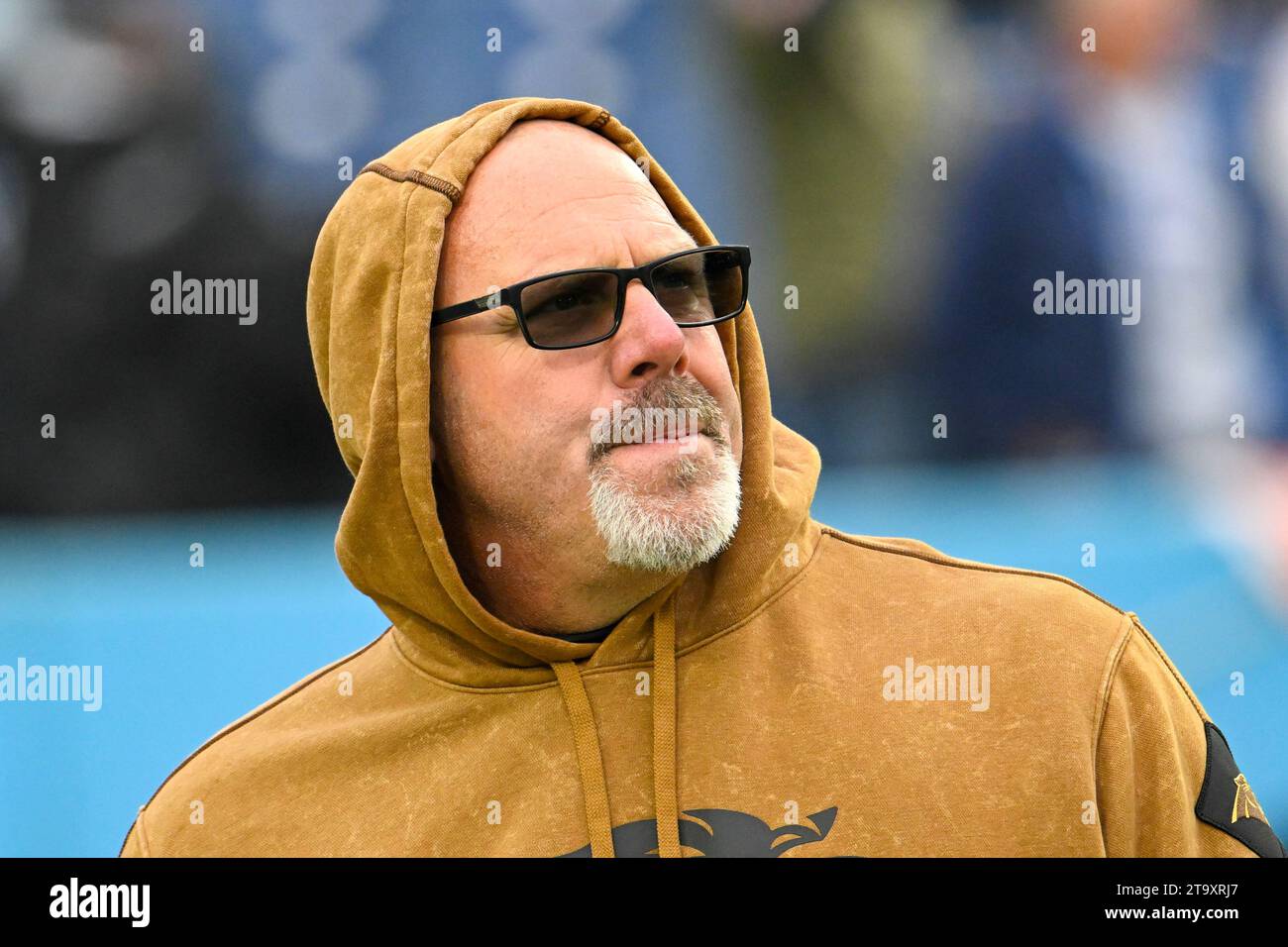 Carolina Panthers defensive line coach Todd Wash before an NFL football ...