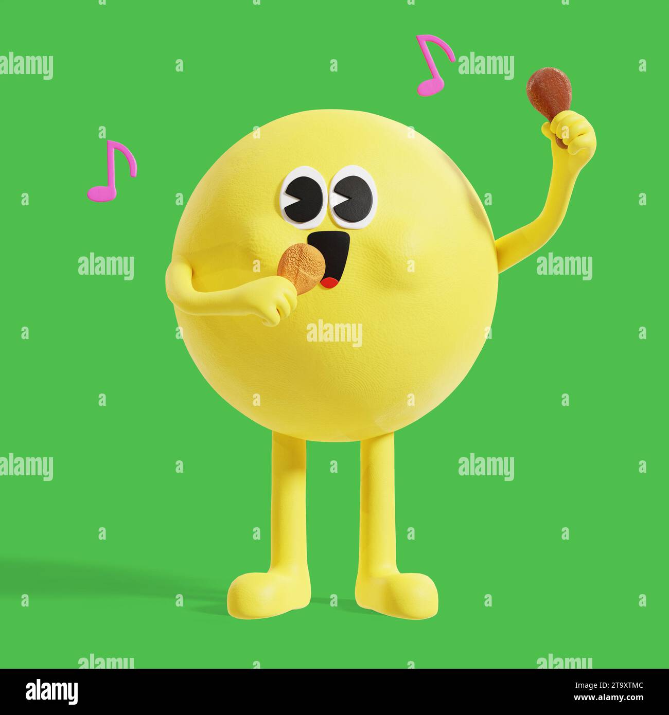 Emoticon singing hi-res stock photography and images - Alamy