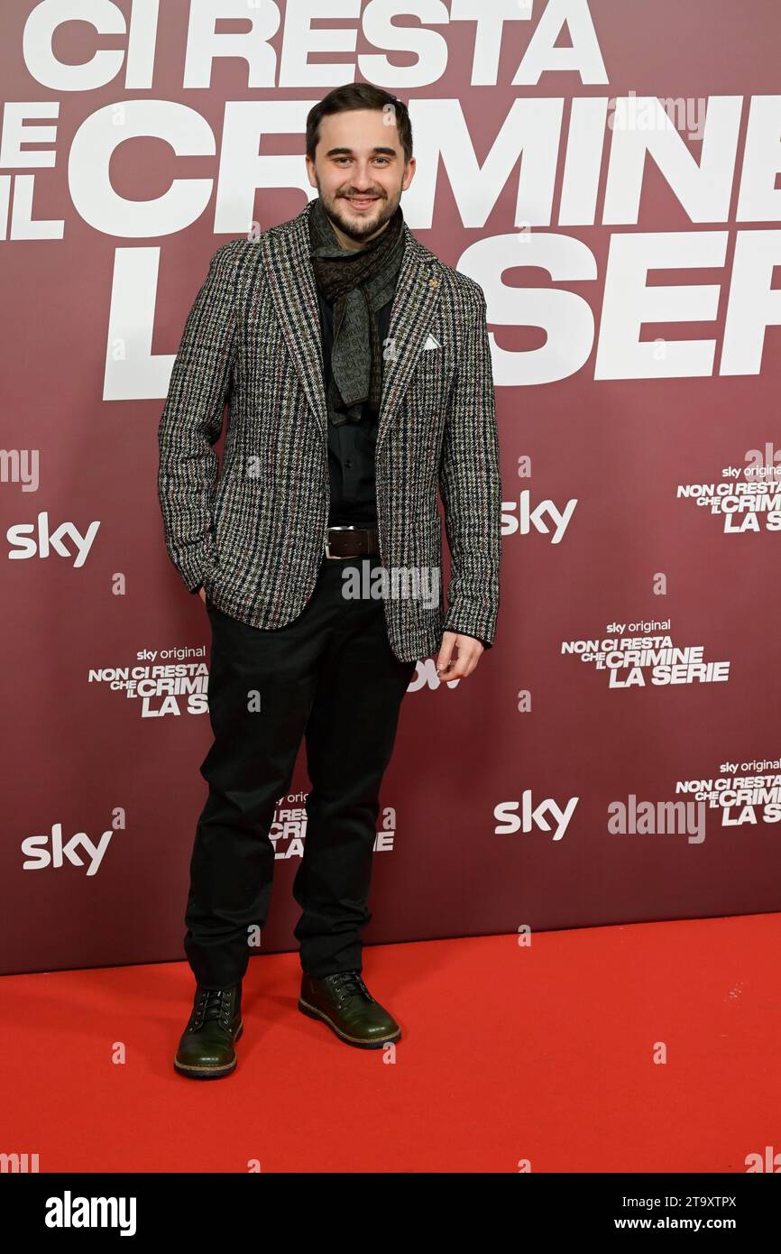 Rome, Italy. 27th Nov, 2023. Marco Todisco attends the red carpet of ...