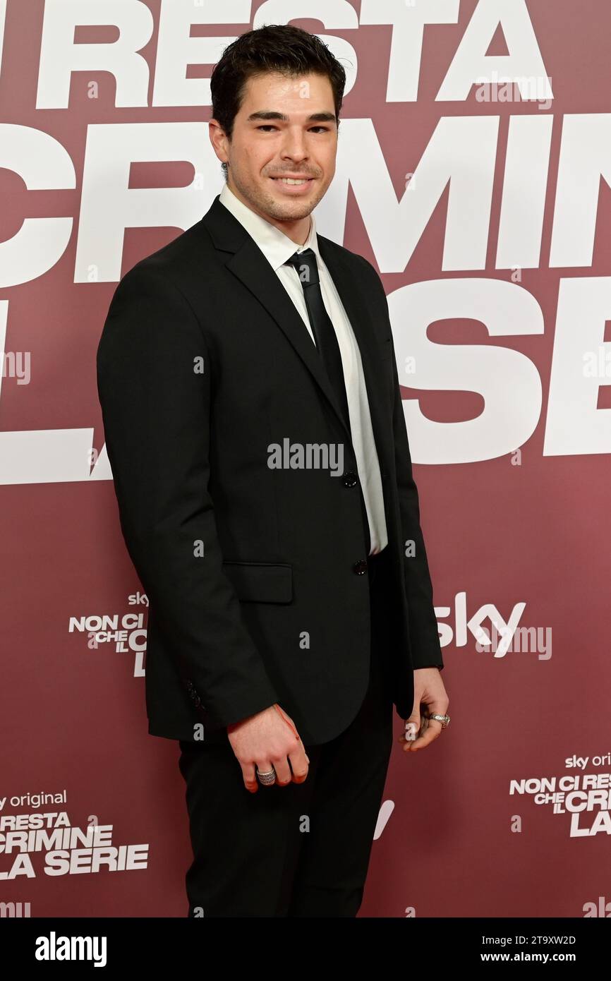 Rome, Italy. 27th Nov, 2023. Alessio Simonetti attends the red carpet ...
