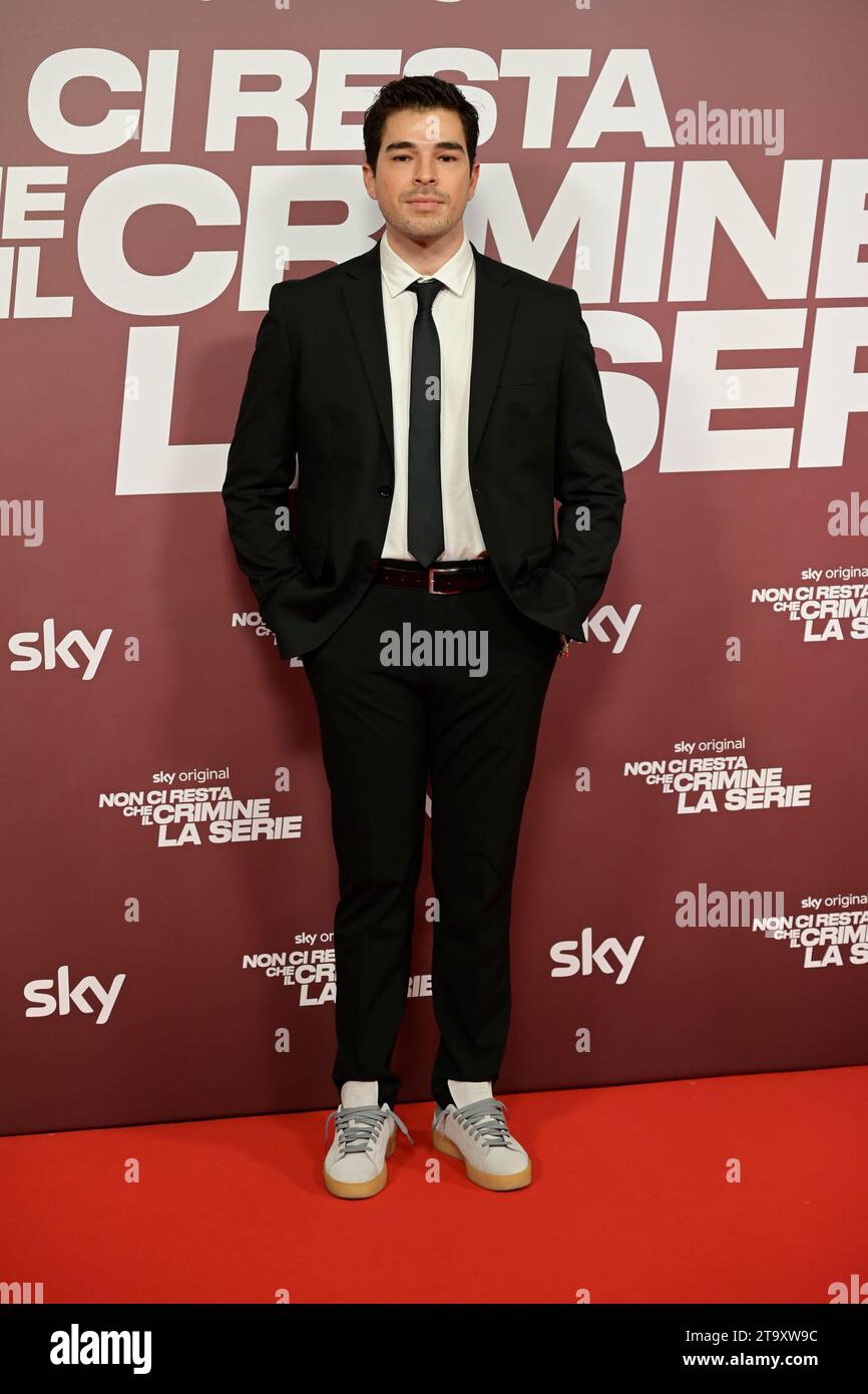 Rome, Italy. 27th Nov, 2023. Alessio Simonetti attends the red carpet ...
