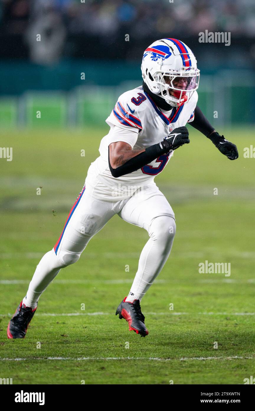 Buffalo Bills safety Damar Hamlin (3) in action during the NFL football ...