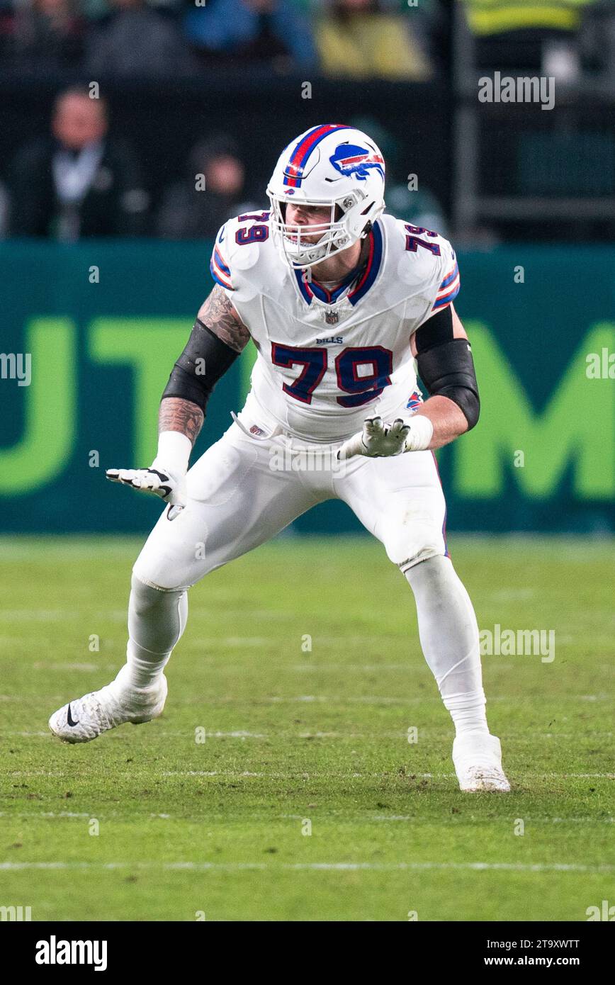Buffalo Bills tackle Spencer Brown (79) in action during the NFL ...