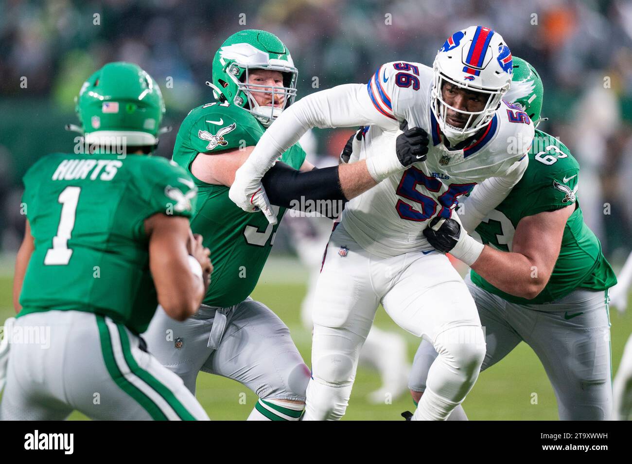Buffalo Bills defensive end Leonard Floyd (56) in action against ...