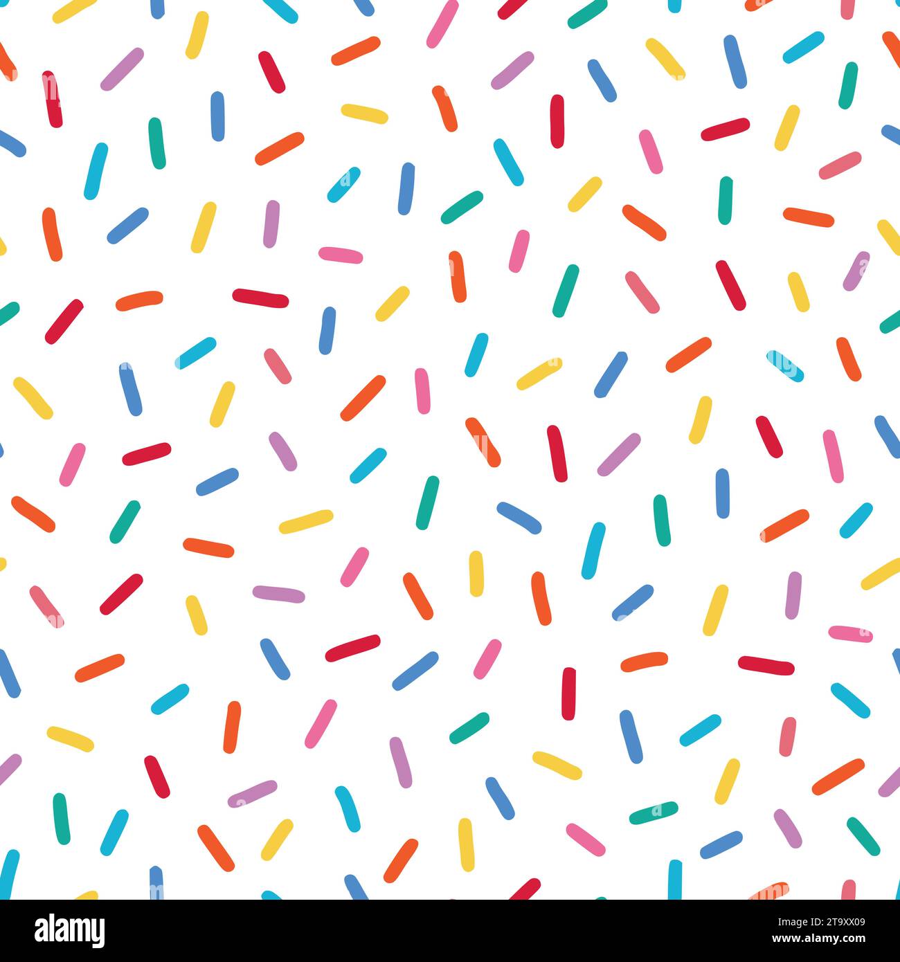 Donut, sweet confetti background. Sweet cake, donut confetti texture ...