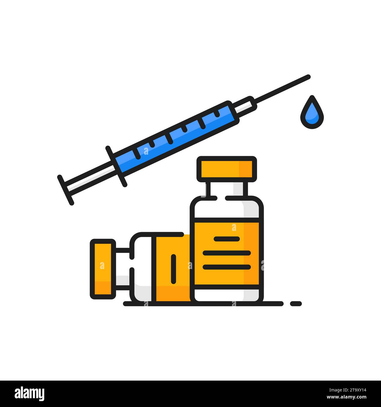 Allergy Or Disease Treatment Color Line Icon Medication Allergic Reaction Or Intolerance