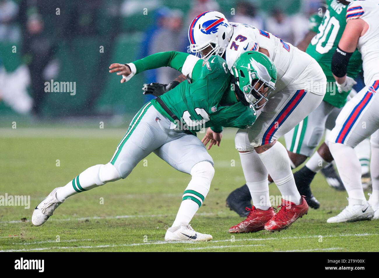 Philadelphia Eagles linebacker Nolan Smith (3) in action against ...