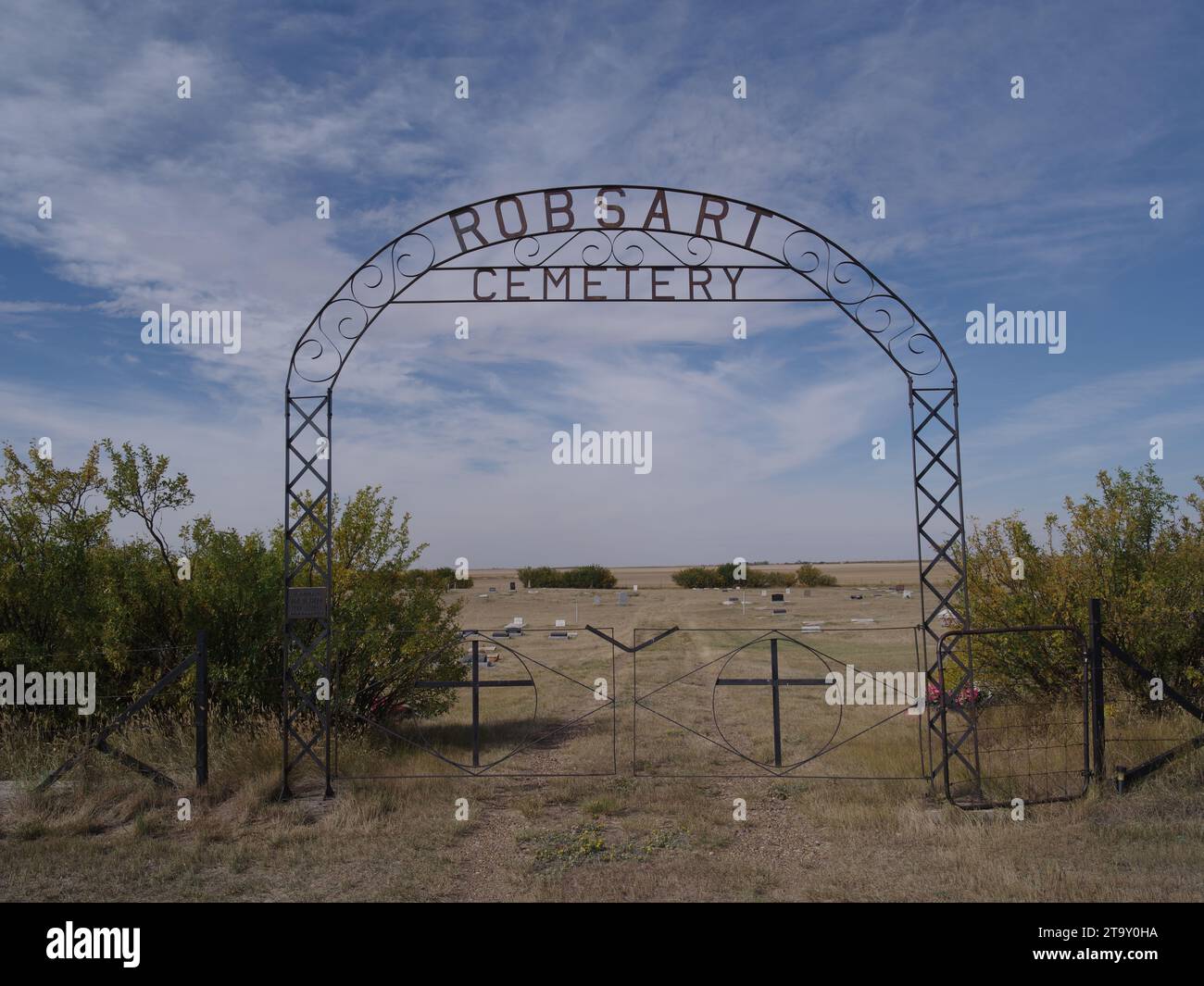 Town Cemetery - Robsart, Saskatchewan, Canada Stock Photo - Alamy