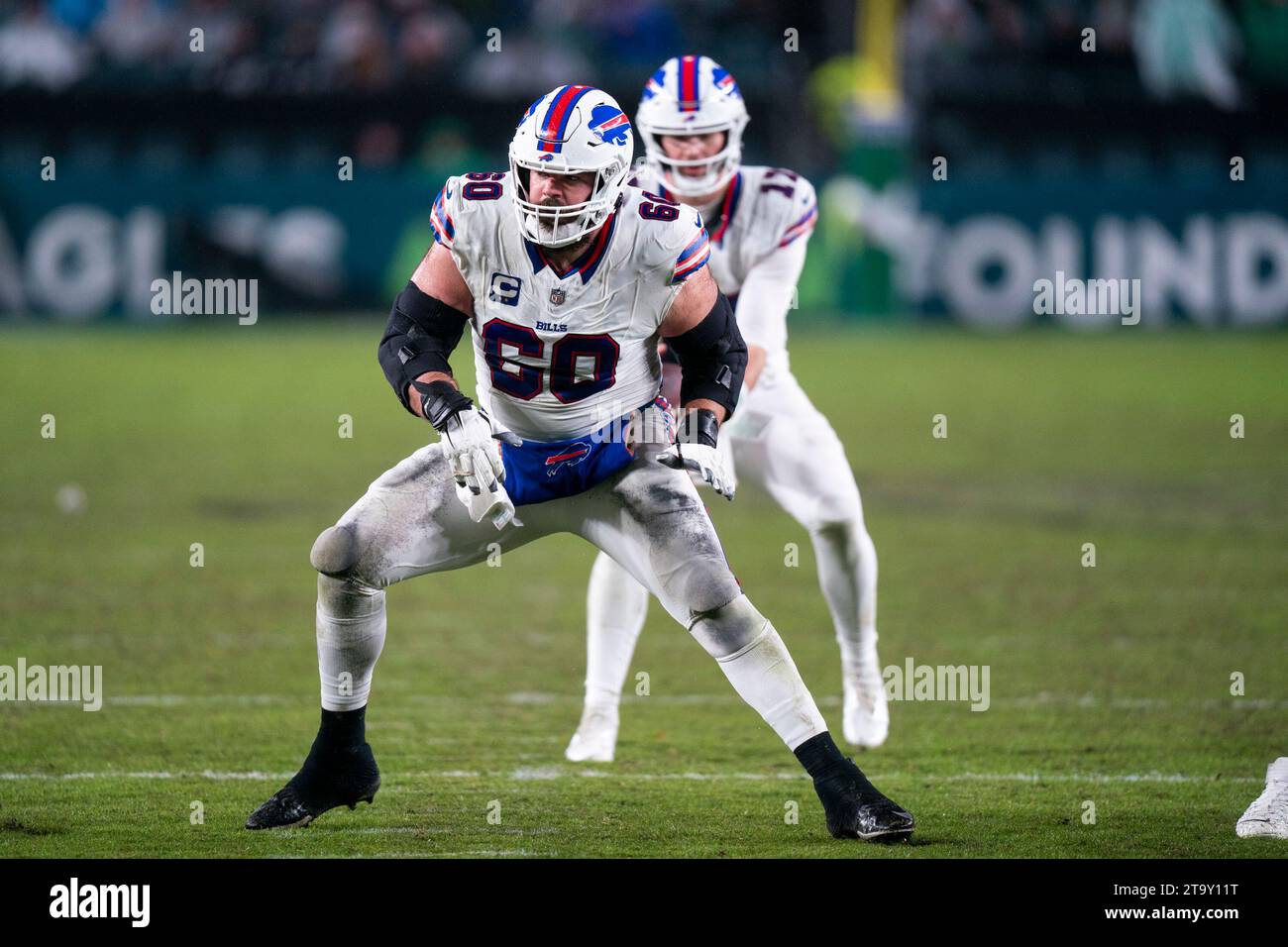 Buffalo Bills center Mitch Morse (60) in action during the NFL football ...