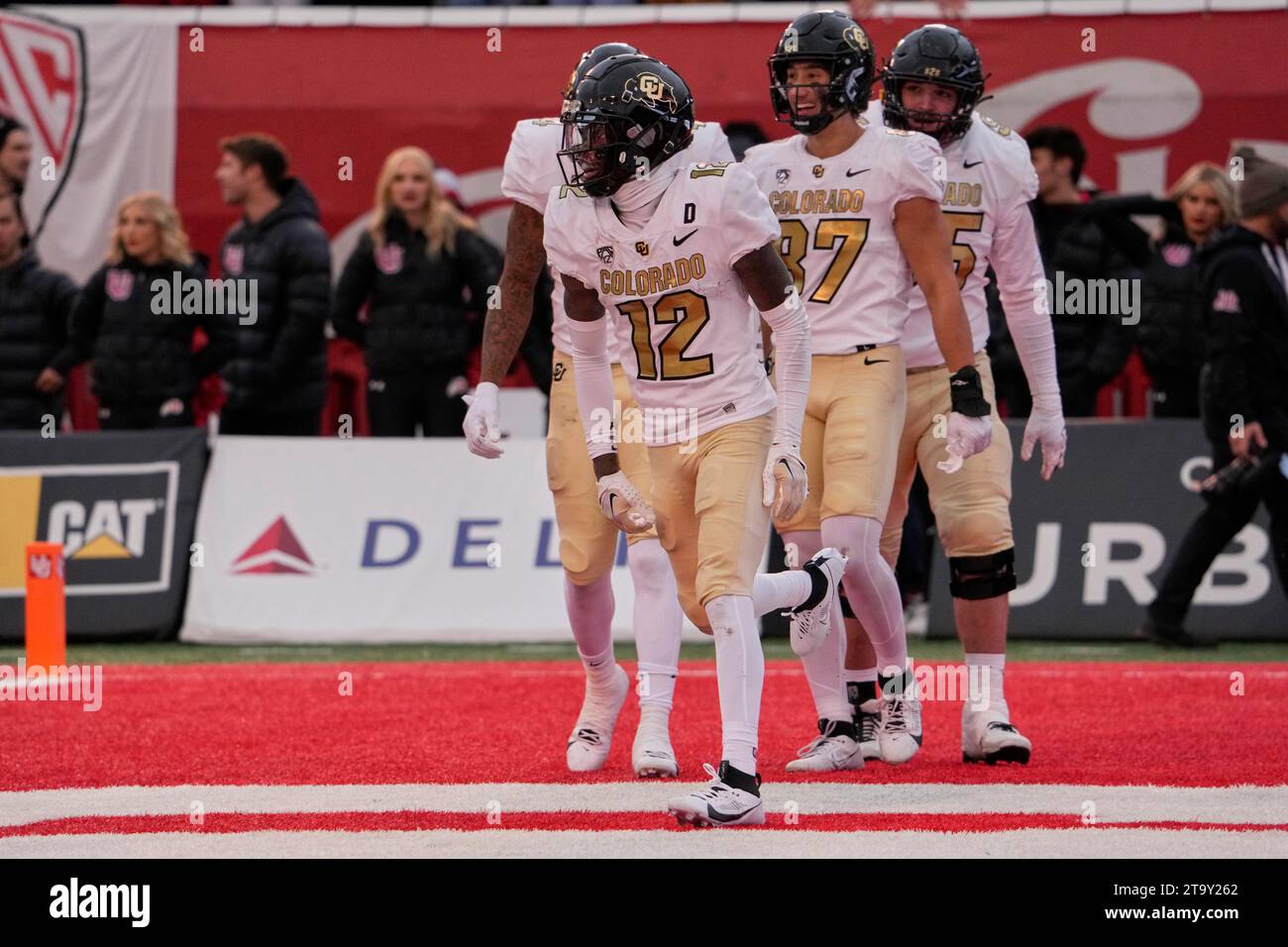 Salt Lake UT, USA. 23rd Nov, 2023. Buffaloes wide receiver Travis ...