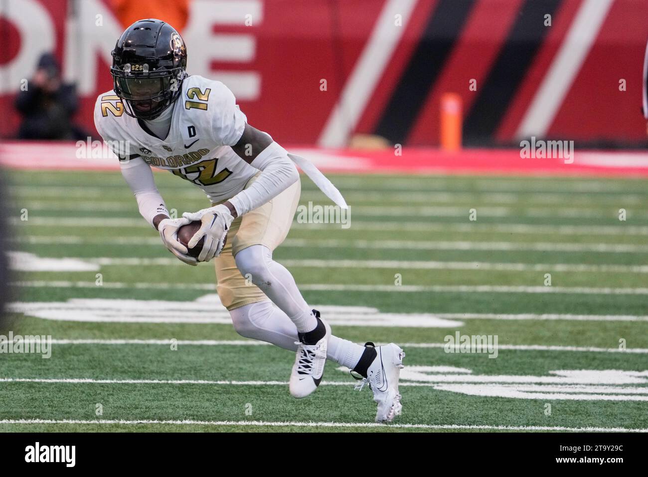 Salt Lake UT, USA. 23rd Nov, 2023. Buffaloes wide receiver Travis ...
