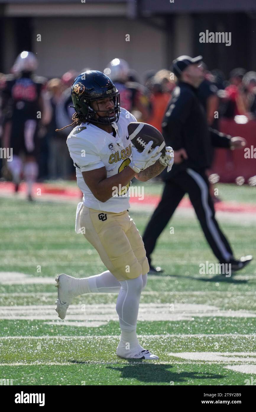 Salt Lake UT, USA. 23rd Nov, 2023. Buffaloes running back Anthony ...