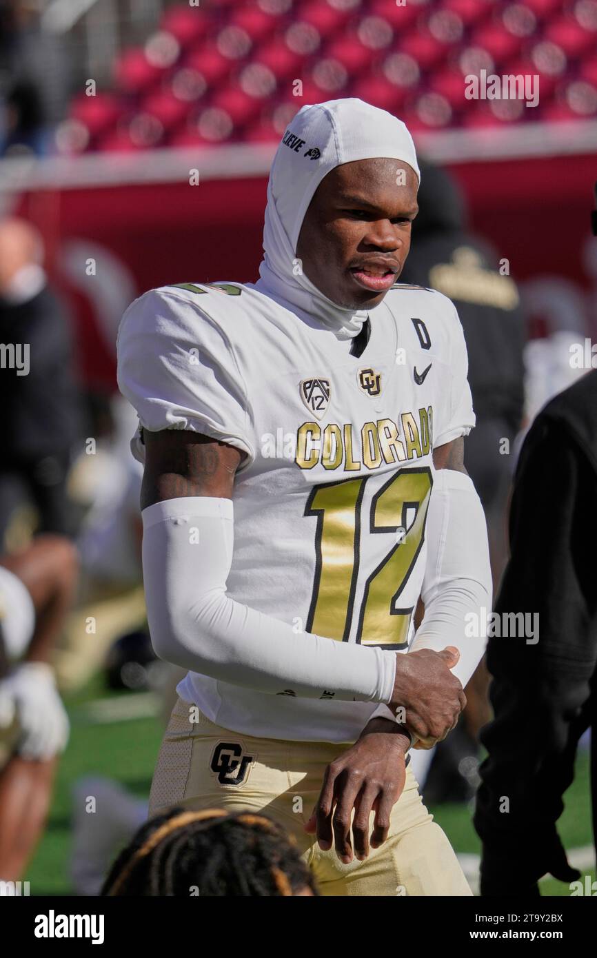 Salt Lake UT, USA. 23rd Nov, 2023. Buffaloes wide receiver Travis ...