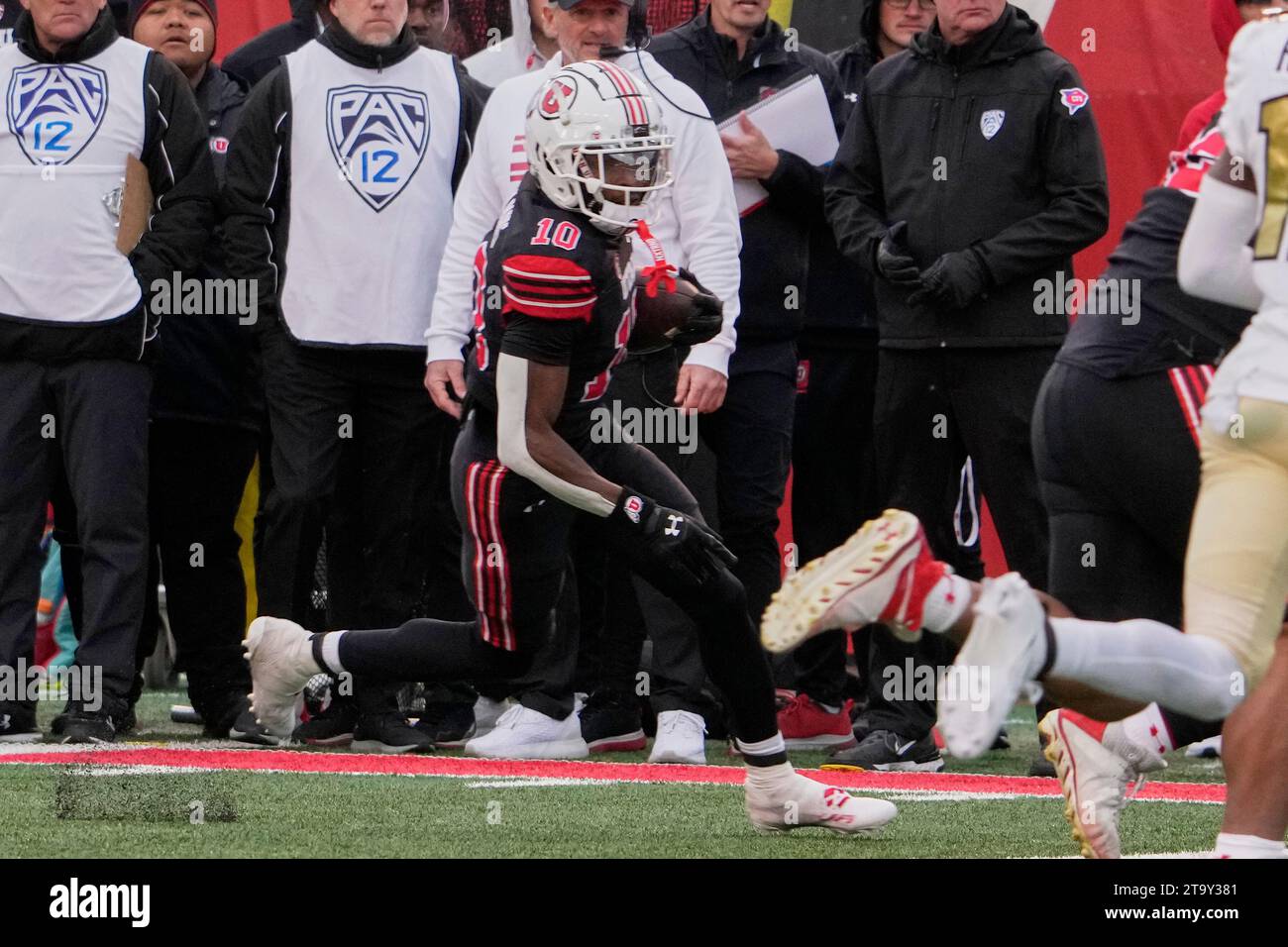 Salt Lake UT, USA. 23rd Nov, 2023. Utes wide receiver Money Parks (10 ...