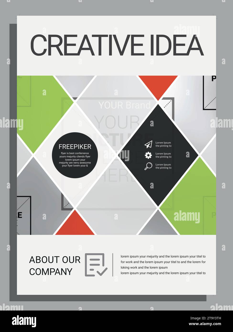 Vector Business Flyer Template Stock Vector Image & Art - Alamy