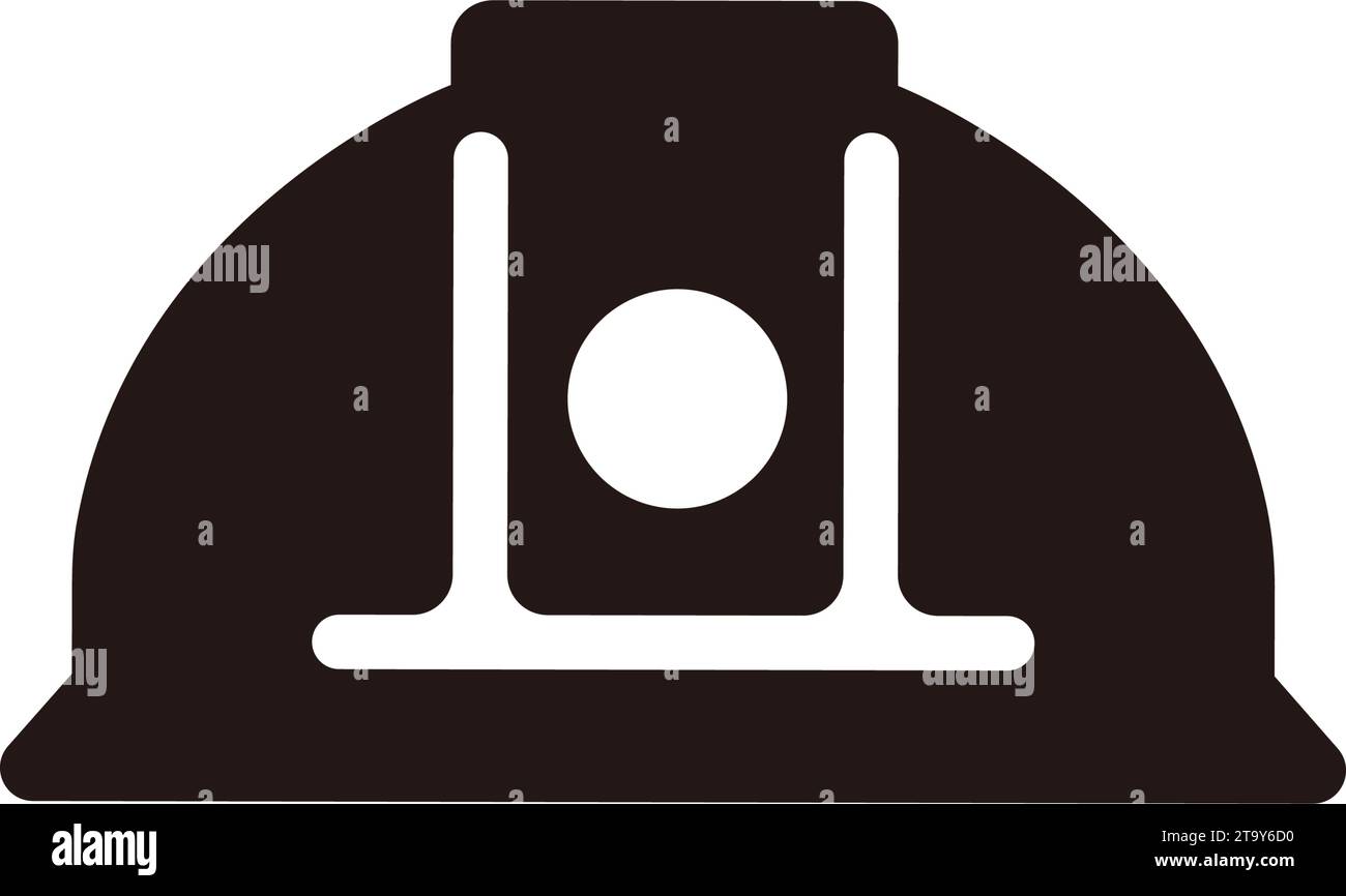 Safety helmet for workers vector icon illustration Stock Vector Image ...