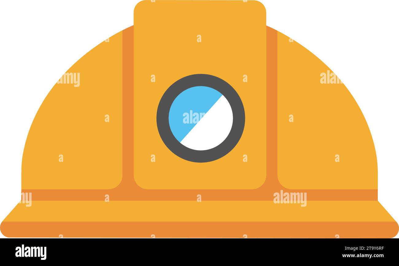 Safety helmet for workers vector icon illustration Stock Vector Image ...