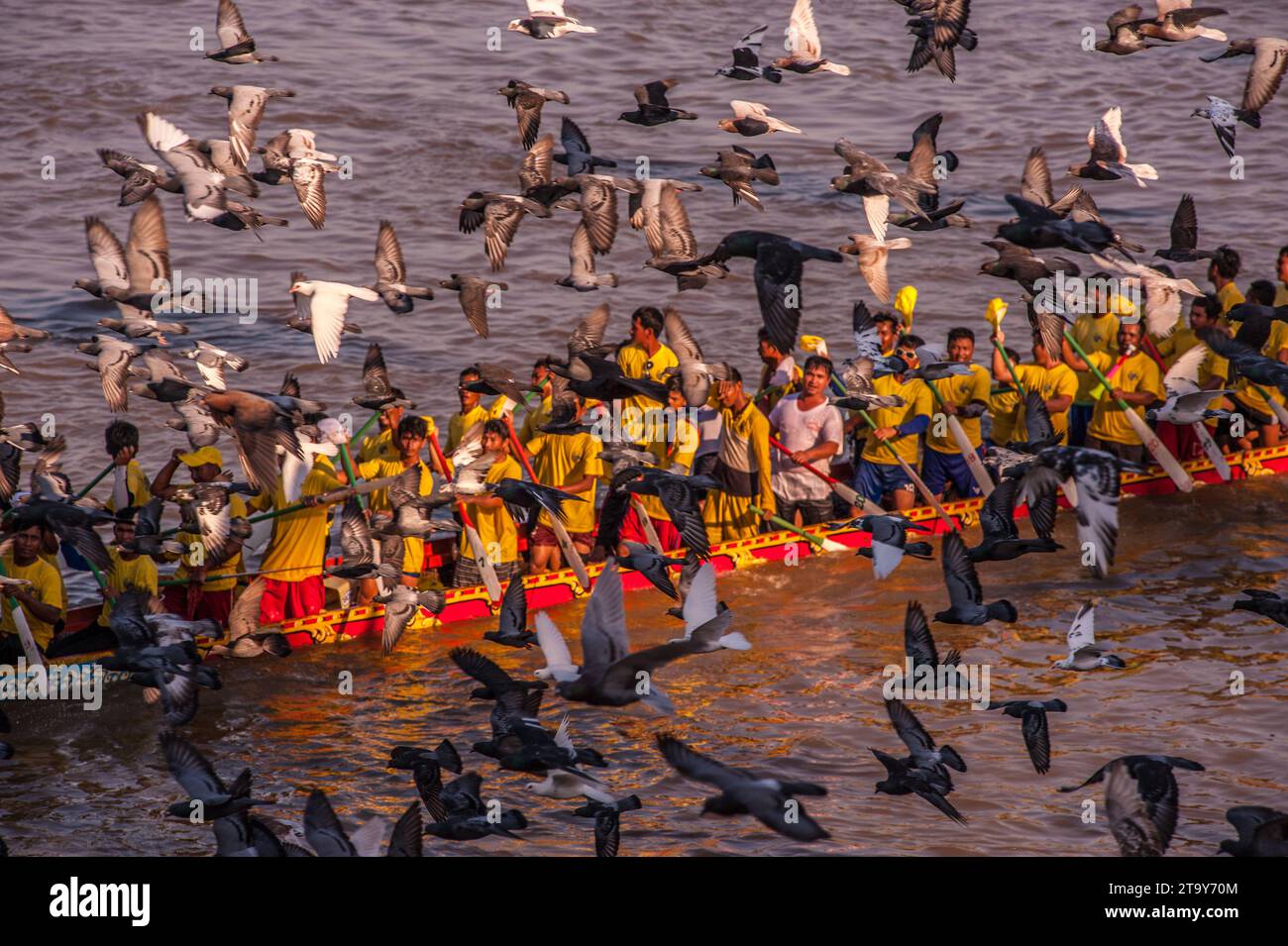 Phnom Penh celebrates Bon Om Touk, The Cambodian Water Festival, dragon ...