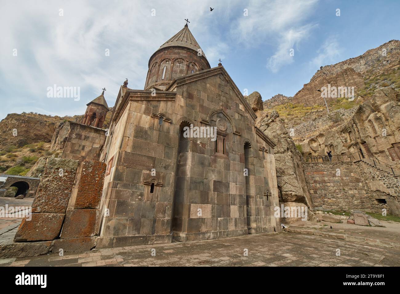 The mysterious carved Geghard Monastery in Armenia Stock Photo - Alamy