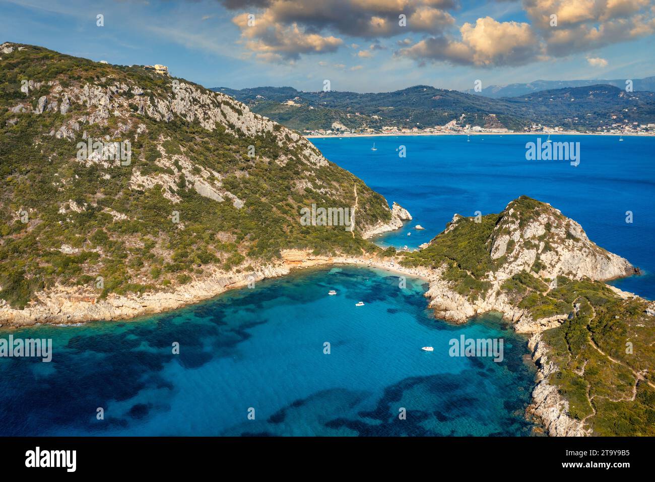 Porto Timoni is an amazing beautiful double beach in Corfu, Greece ...