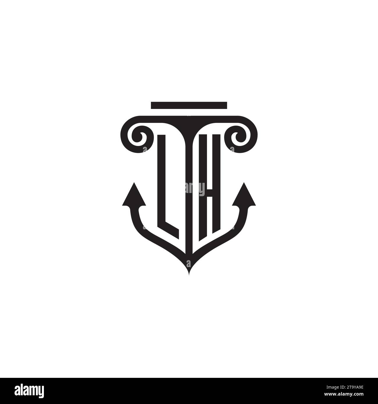 Lh logo vector vectors hi-res stock photography and images - Alamy